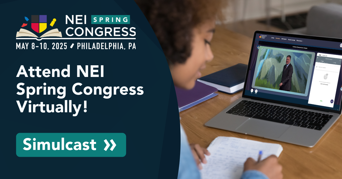 2025 NEI Spring Congress Registration - Join us virtually!